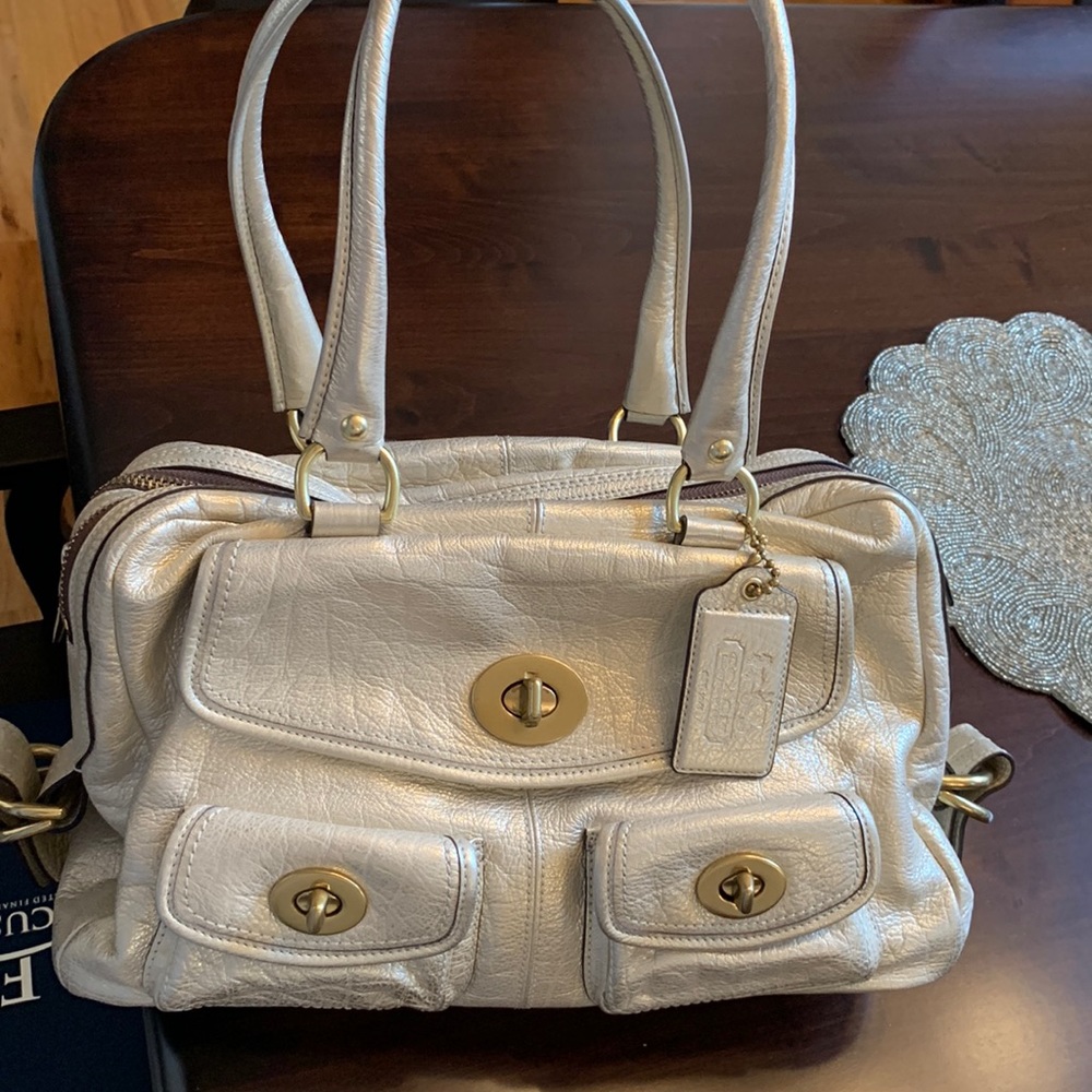 Coach Limited Edition Leather Handbag - Gem